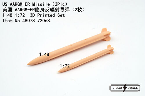 Fab Scale Fa72068 US AARGM-ER Missile (2 pcs)