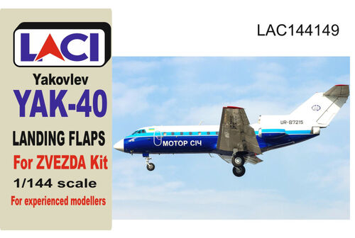 LACI 144149 Yak-40 Landing Flaps for Zvezda Kit
