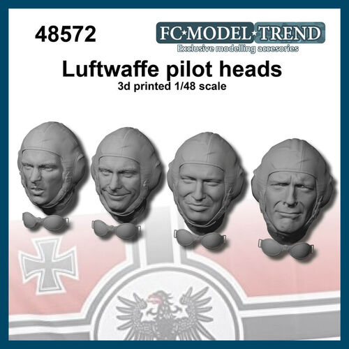 FC ModelTrend 48572 Luftwaffe Pilot Heads