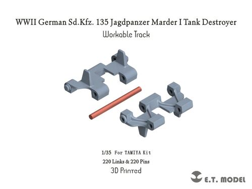 ET Model P35-031 German Tank Destroyer Marder I (Lorraine) - Workable Track (for Tamiya kits)
