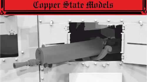 Copper State Models A35-013 MG08 With Cradle Mount