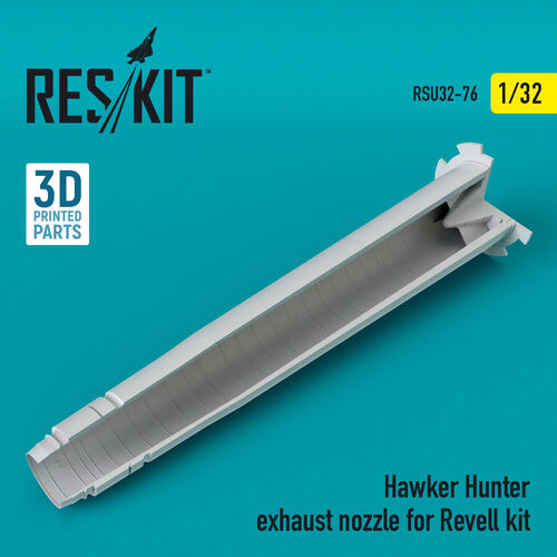RES/KIT U32-0076 Hawker Hunter exhaust nozzle for Revell kit