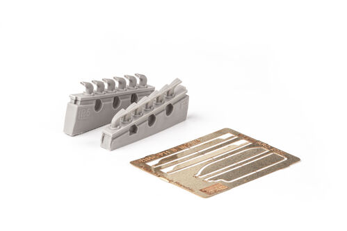 Eduard 632184 Bf 109G-2/4 exhaust stacks REVELL