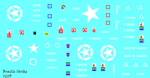 Braille Strike 72119 British Cromwell Tanks