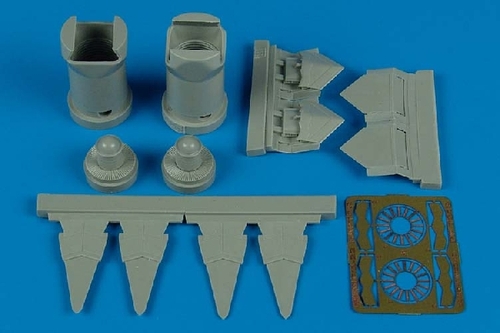 Aires 7248 F-22A Raptor exhaust nozzles Revell