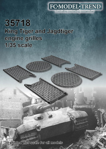 FC ModelTrend 35718 King tiger/Jagdtiger grilles