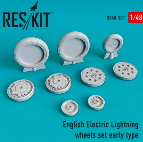 DISCONTINUED RES/KIT 48-0301 English Electric Lightning Wheels set early type