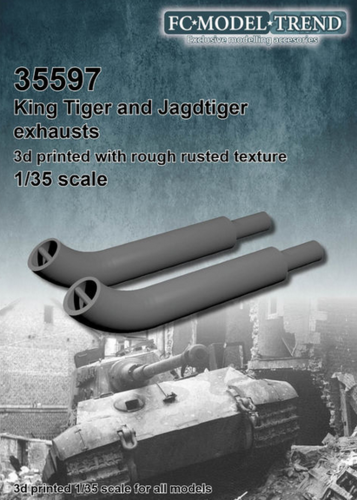 FC ModelTrend 35597 King tiger/Jagdtiger exhausts