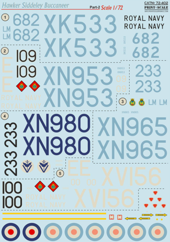 Print Scale 72-402 Hawker Siddeley Buccaneer Part 2