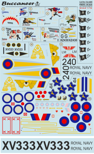 Print Scale 72-085 Blackburn Buccaneer