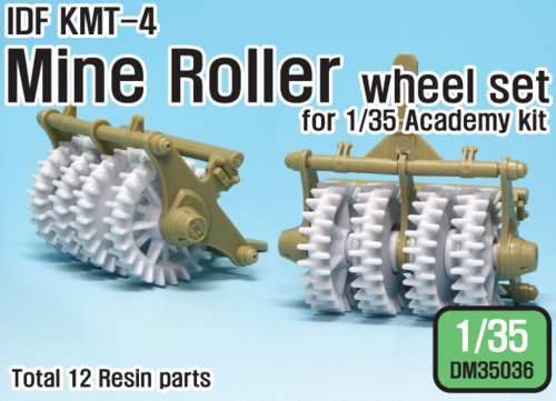 DEF Model DM35036 IDF KMT-4 Mine Roller wheel set (for Academy 1/35)