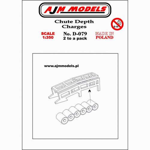AJM Models D-079 Chute Depth Charges (short)