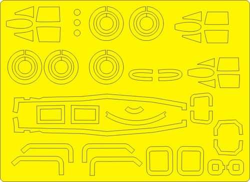 New Ware AM0687 MiG-25BM EXPERT kabuki masks for ICM