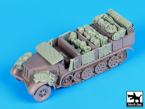 Black Dog T72078 Sd.Kfz 7 accessories set for Revell