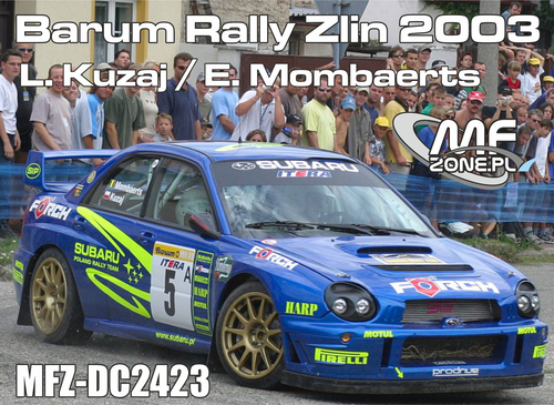 MF-Zone DC2423 Subaru Impreza WRC L. Kuzaj / E. Mombaerts- Barum Rally Zlin 2003