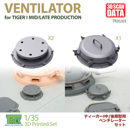 T-Rex Studio 35203 Ventilator for Tiger I Mid / Late Production