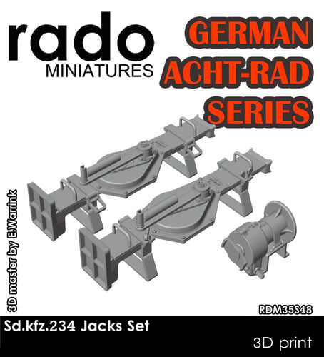 Rado Miniatures 35S48 Sd.Kfz.234 Jacks Set (3pcs)