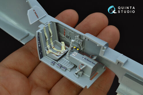 Quinta Studio QD32083 Messerschmitt Bf 109 G-2 / G-4 - 3D-Printed & Coloured Interior (for Hasegawa kits)