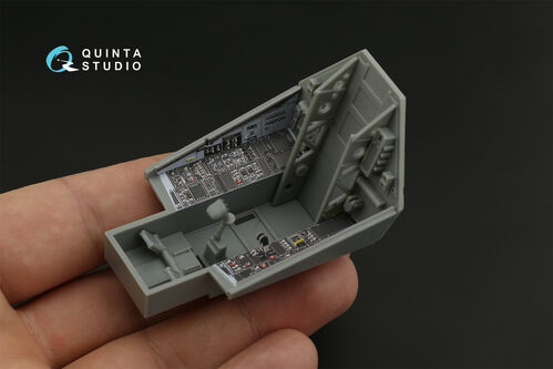 Quinta Studio QD32118 Lockhedd F-117 A Nighthawk - 3D-Printed & Coloured Interior (for Trumpeter kits)