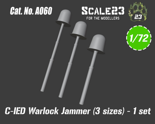 Scale23 72-A060 C-IED Warlock Jammer (3 versions) - 1 set