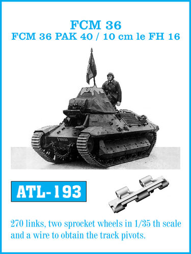 FriulModel 193 Tracks for FCM 36 / FCM 36 PaK 40 / 10 cm leFH 16