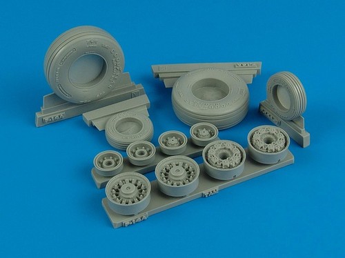 Wheelliant 132004 F-14A Tomcat weighted wheels Tamiya