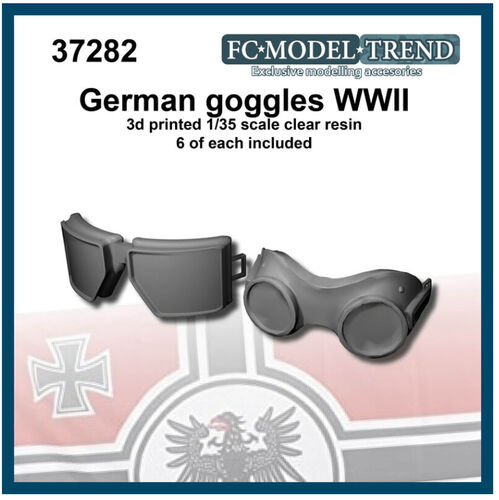 FC ModelTrend 37282 German WWII Goggles (3D-printed)