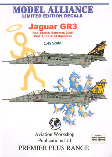 Model Alliance 489016 Sepecat Jaguar GR.3 Special Schemes Part 1 (2 schemes)