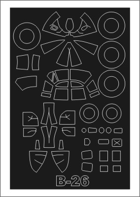 Montex SM72140 B-26 Marauder HASEGAWA