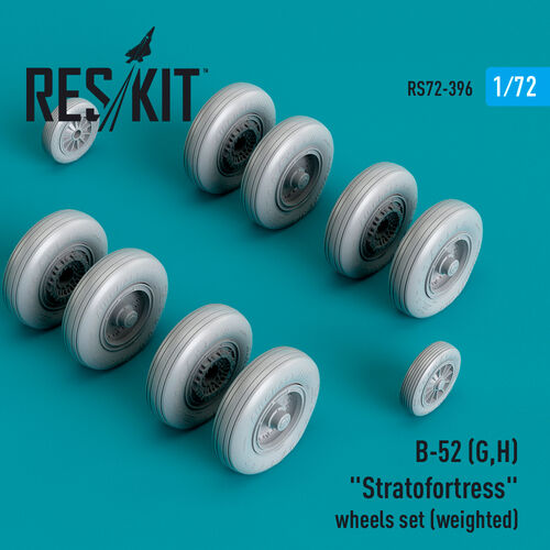 RES/KIT 72-0396 B-52 (G, H) 'Stratofortress' Wheels Set (Weighted)