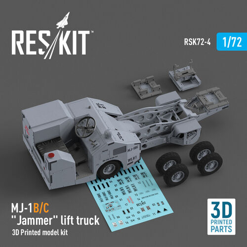 RES/KIT K72-0004 MJ-1B/C 'Jammer' Lift Truck (3D Printed Model Kit)