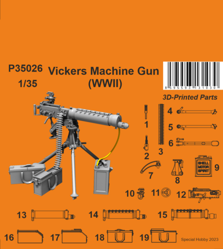 CMK P35026 Vickers Machine Gun (WWII)