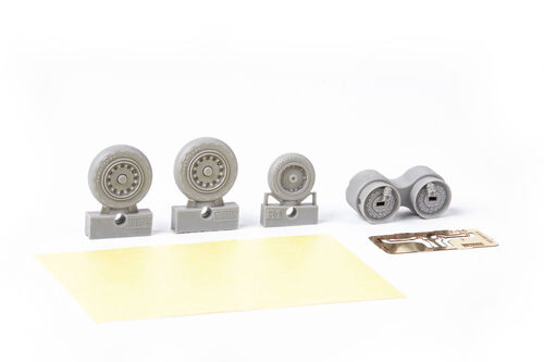 Eduard 648934 J-35 Draken Wheels Type 1 HASEGAWA