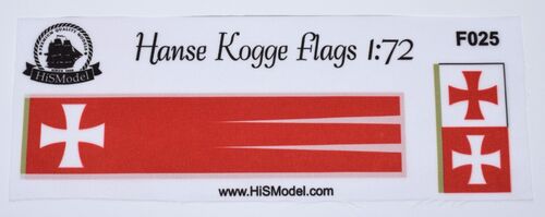HiSModel F025 Hanse kogge - set of flags