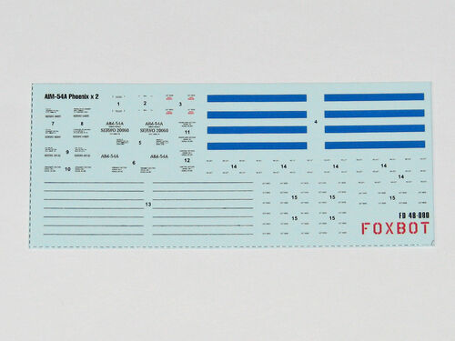 FOXBOT 48-080 Missile AIM-54A Phoenix Stencils