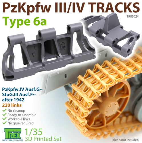 T-Rex Studio 85024 PzKpfw.III/IV Tracks Type 6a