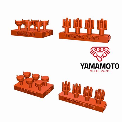 Yamamoto Model Parts TUN71 Zestaw 4 aparatów zapłonowych do 6 cylindrów