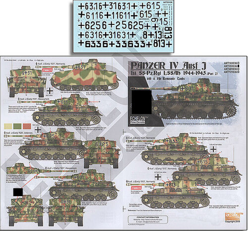 Echelon Fine Details AXT351036 LAH Panzer IV Ausf. Js 1944-1945 Pt 2