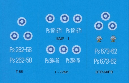 Black Lion Decals 35015 Finnish Army After 1945 - Soviet Vehicles