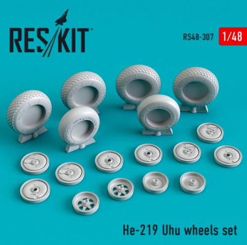 RES/KIT 48-0307 He-219 Uhu wheels set