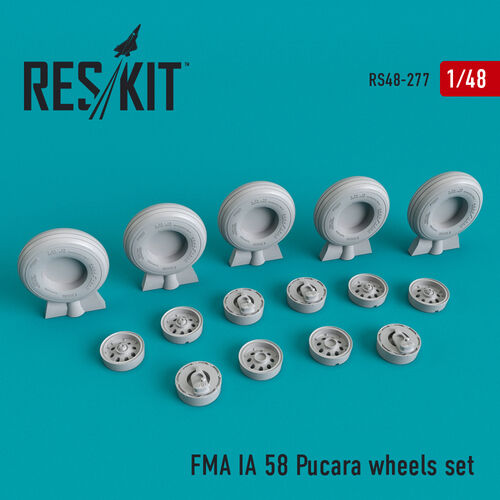 DISCONTINUED RES/KIT 48-0277 FMA IA 58 Pucará (Pucara) wheels set