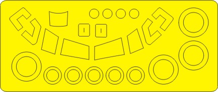 New Ware AM0714 E-2C Hawkeye BASIC kabuki masks for Fujimi