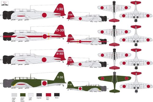 Ropos Models MNFDL48049 Nakajima B5N1 type 97 Kate - Kate at the home front