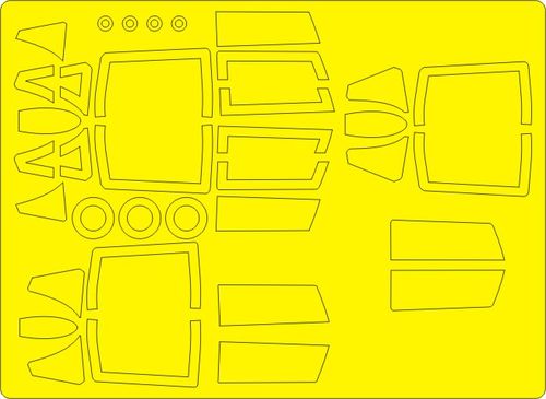 New Ware AM0682 MiG-21UM EXPERT kabuki masks for Trumpeter