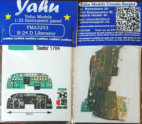 Yahu Models A3253 B-24 D (HobbyBoss)