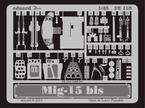 Eduard FE159 MiG-15bis TAMIYA