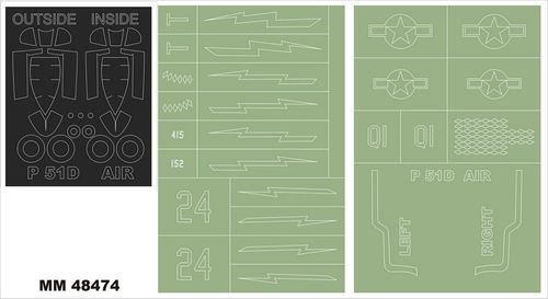 Montex MM48474 P-51D Mustang Airfix