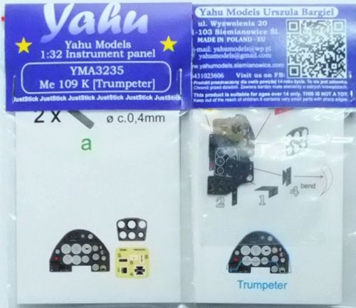 Yahu Models A3235 Me-109K - Trumpeter
