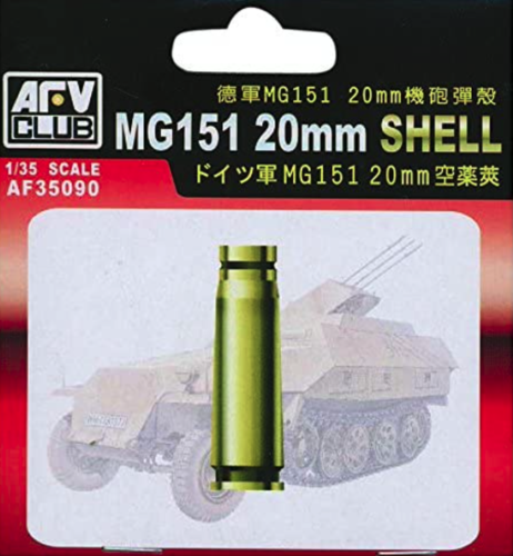 AFV Club 35090 MG 151 20 mm Shell Set