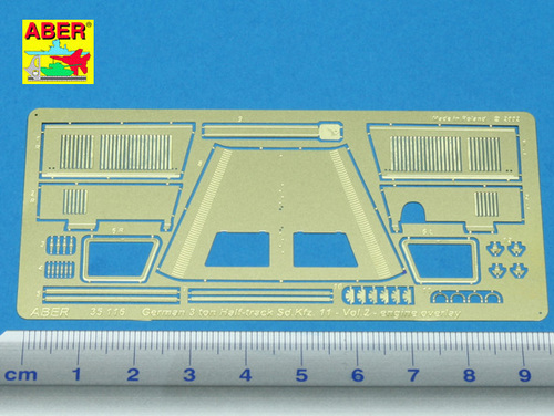 Aber 35116 Sd.Kfz. 11 - Vol.2 - additional set - engine overlay (AFV)